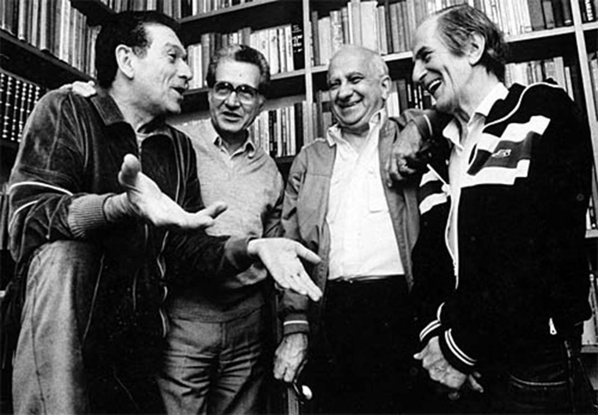 Fernando, Otto, Hélio e Paulo - Rascunho